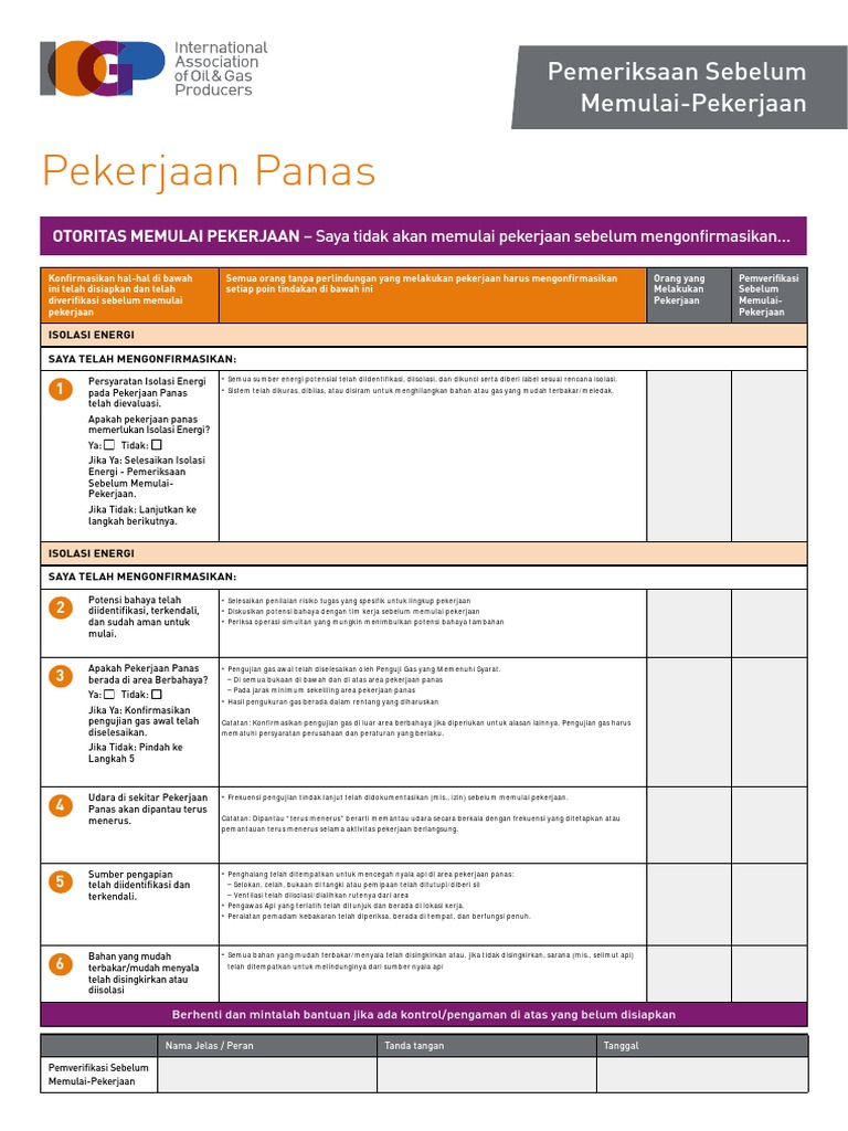 SWC - Hot Work IDN | PDF