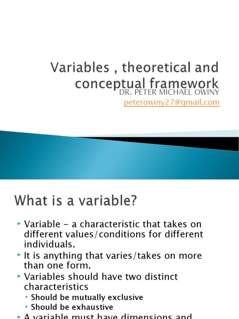 Understanding Research Variables | PDF | Theory | Dependent And ...