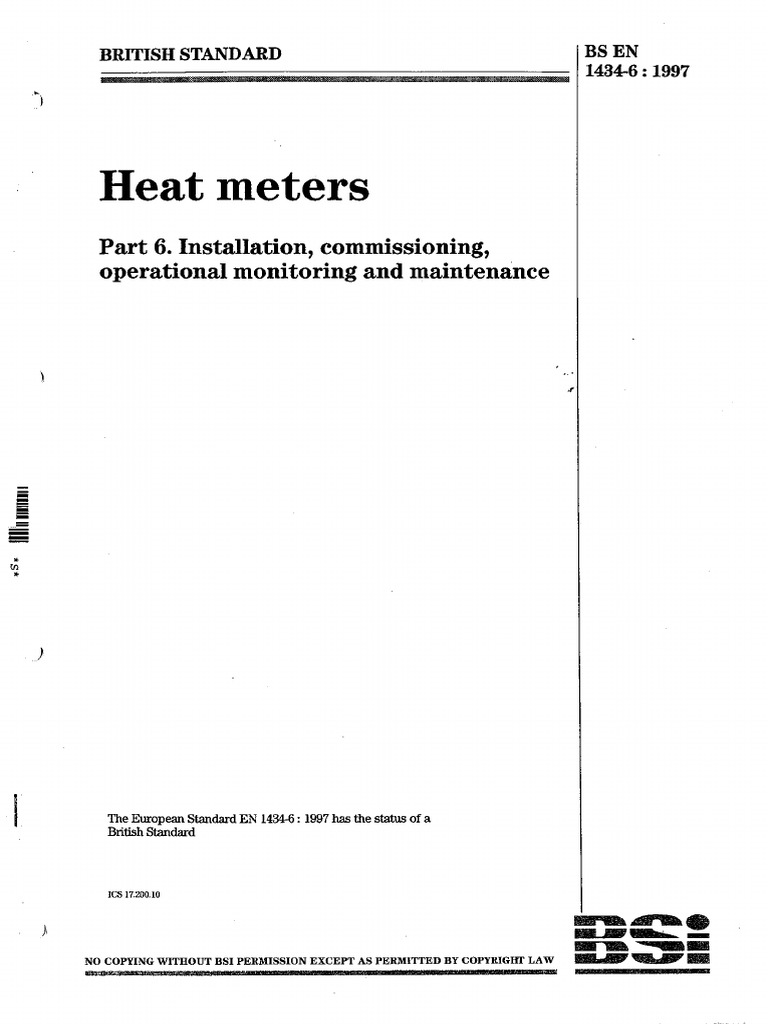 BS en 1434-6 | PDF