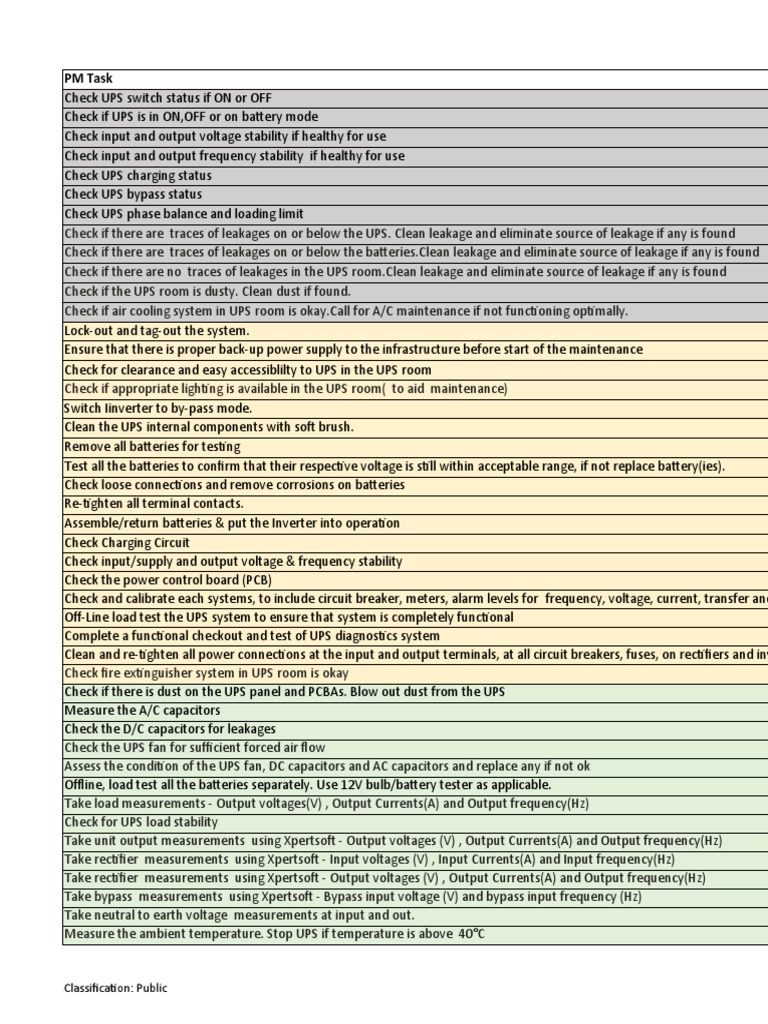 UPS Maintenance | PDF | Science & Mathematics | Computers