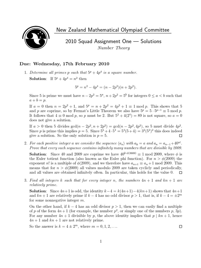 2010squad Nt Soln Pdf Mathematics Mathematical Analysis