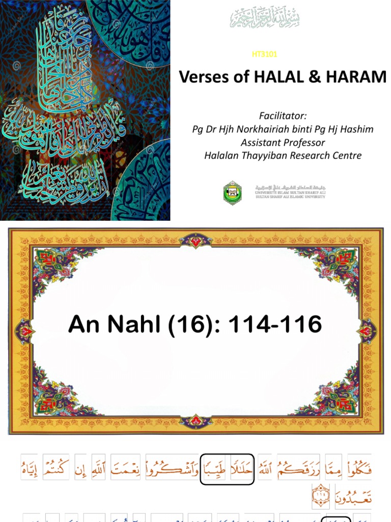 Al-Nahl (16) - 114-115 | PDF