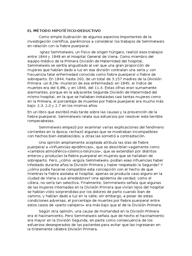 Semmelweis | PDF | Medicina | Epidemiología