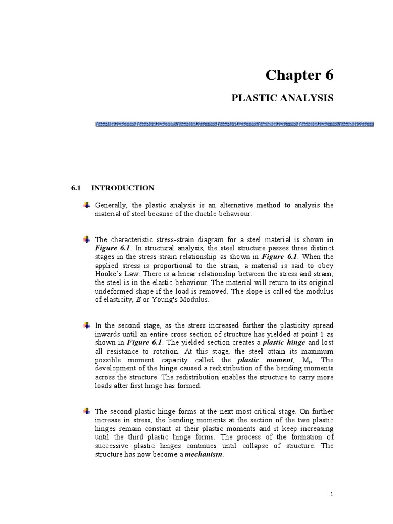 1.plastic Analysis Theory & Problems | PDF | Bending | Deformation ...