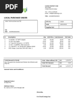 LPO for Construction Services - TRE/LPO/23-2305 | PDF