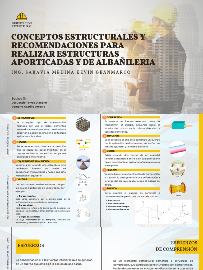 CONCEPTOS ESTRUCTURALES Y RECOMENDACIONES PARA REALIZAR ESTRUCTURAS ...