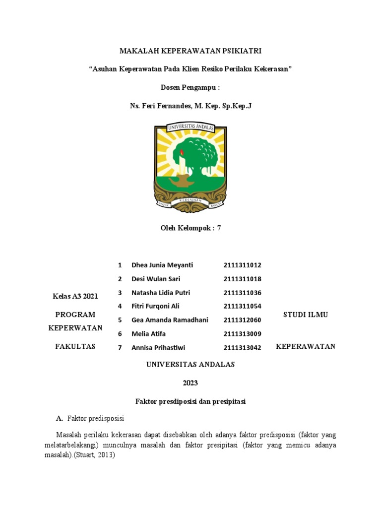 Cover, Faktor Presi Predis | PDF