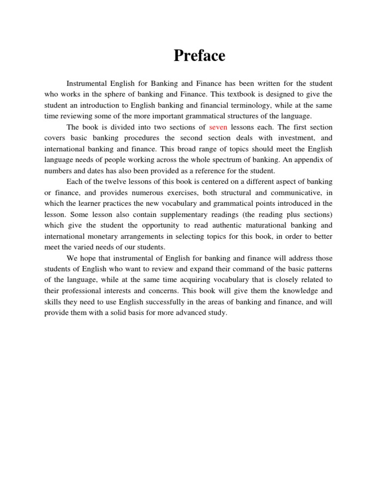 Preface: Seven | PDF | Transaction Account | Cheque