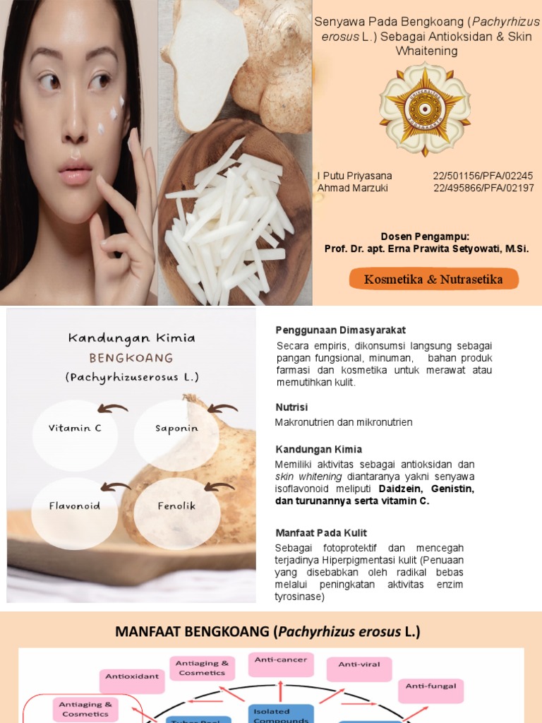 Bengkoang Sebagai Kosmetik | PDF | Pengembangan Diri | Kesehatan Holistik