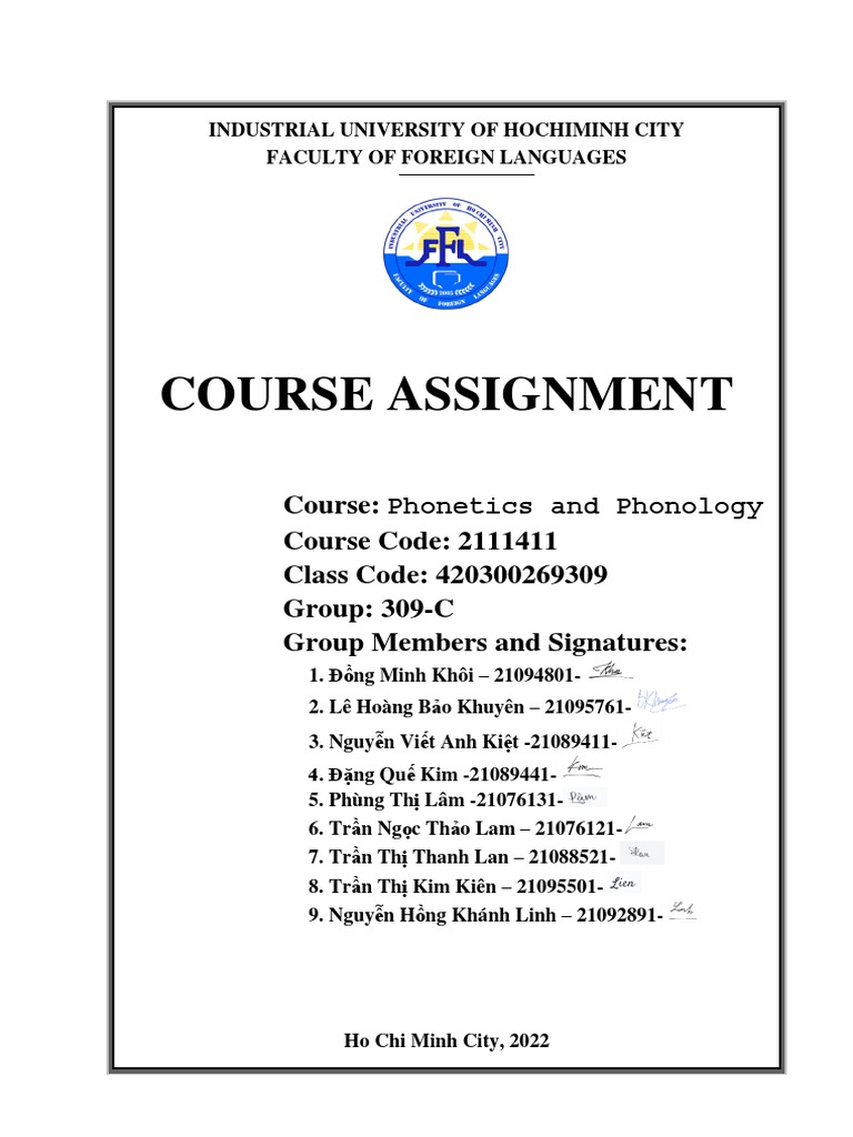Assignment 309-C Original | PDF | Stress (Linguistics) | Syllable