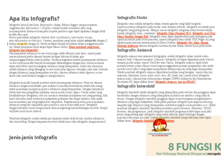 Jenis-Jenis Infografis dan Penjelasannya | PDF
