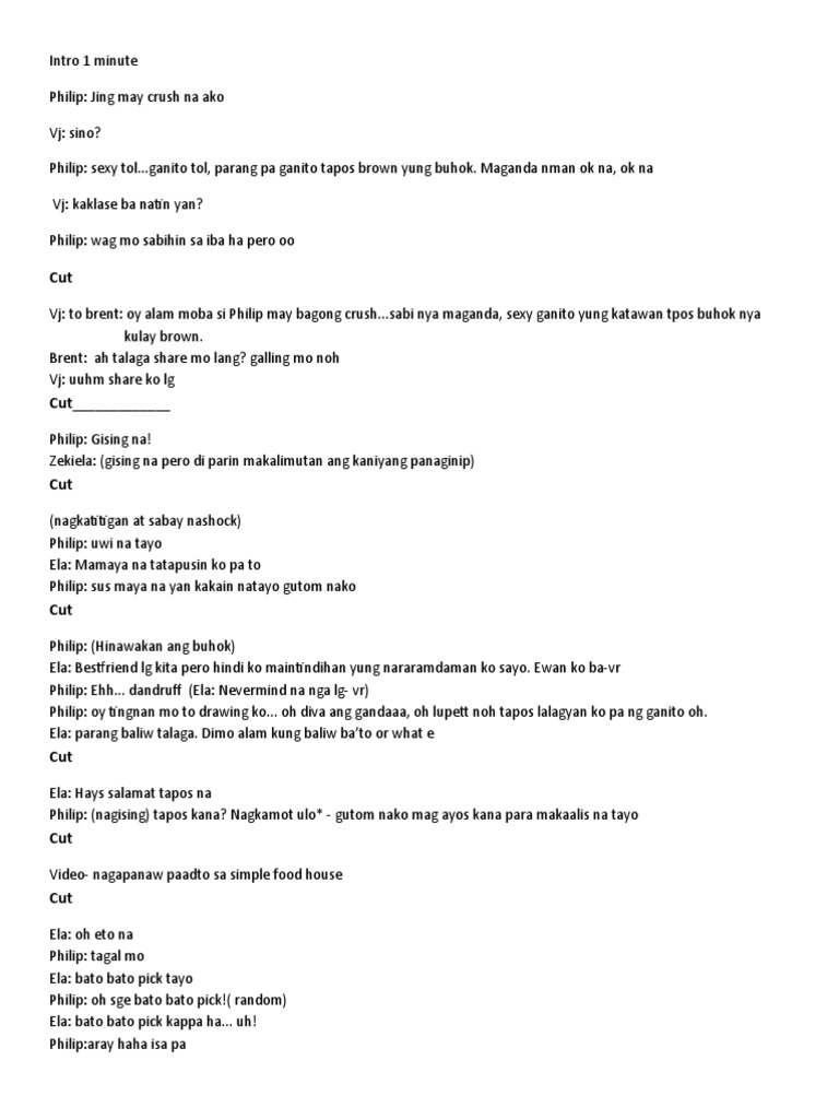 Inlove Sayo Script | PDF