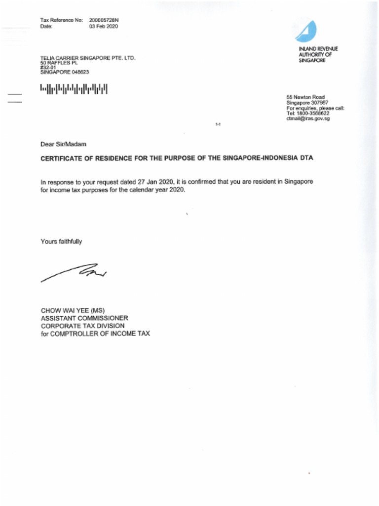 CoR and DGT-1 (Indonesia 2020) | PDF