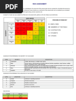 HIRARC Table Dosh Office | PDF | Risk | Injury