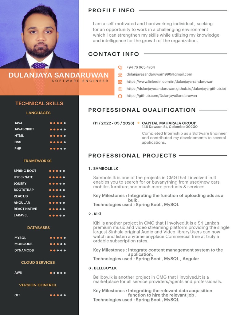 Dulanjaya Sandaruwan 3 | PDF | Application Software | Spring Framework