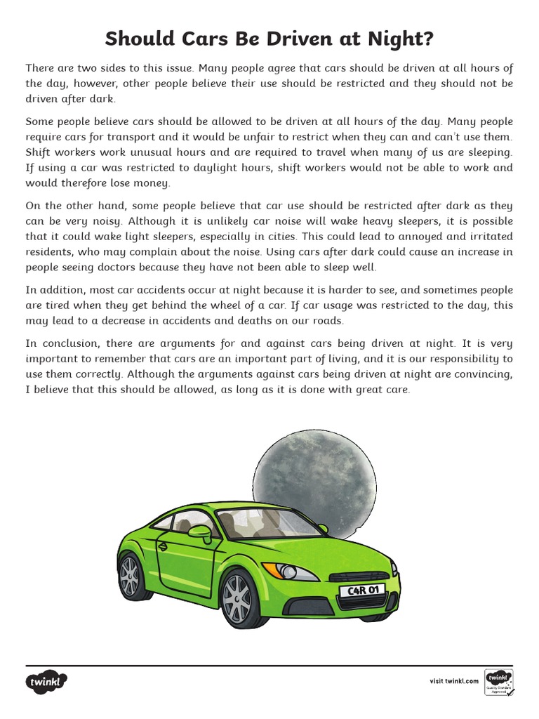 Balanced Argument Grade 5 Sample 4 | PDF