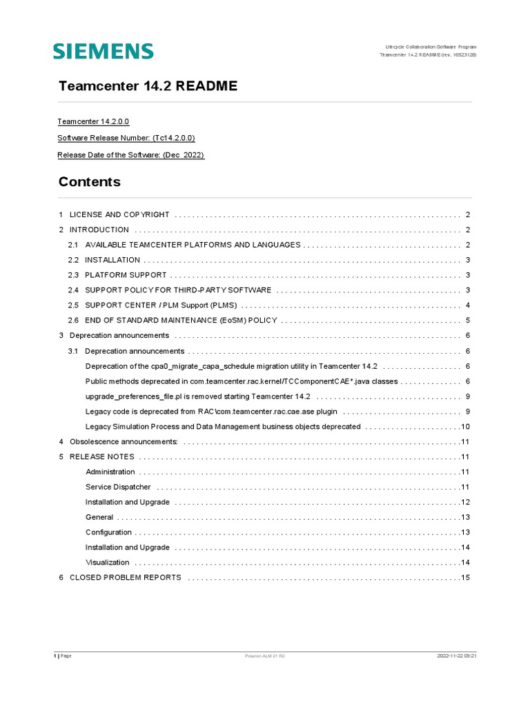 Tc14.2.0.0 README | PDF | Transport Layer Security | Command Line Interface