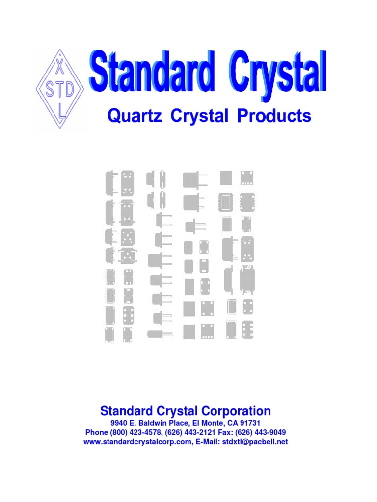 Standard Crystal Corporation Overview | PDF | Electrical Engineering ...