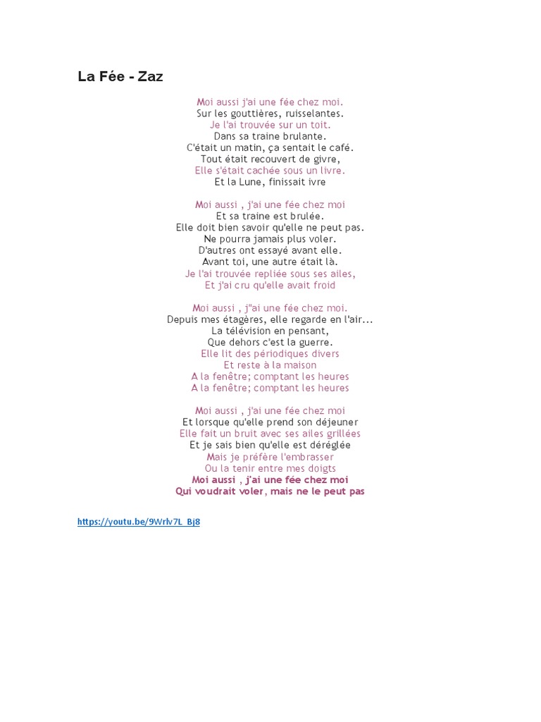 La Fée ZAZ | PDF