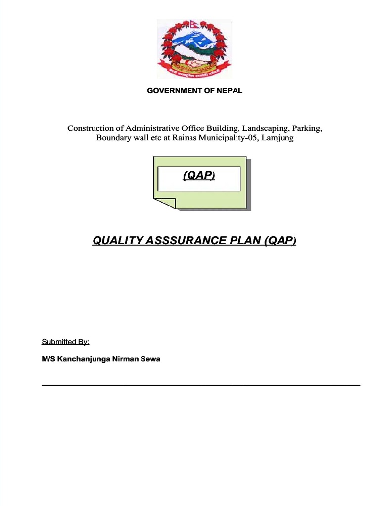 Quality Assurance Plan For Building Construction | Download Free PDF | Quality Assurance | Concrete