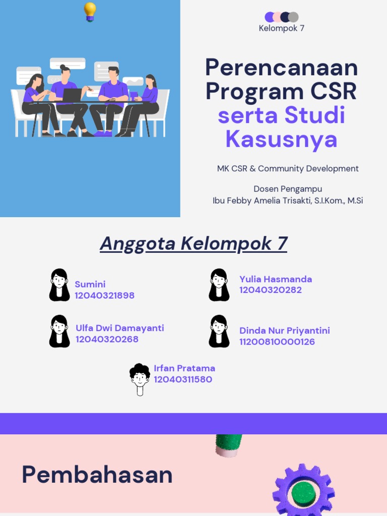 Perencanaan Program CSR: Serta Studi Kasusnya | PDF