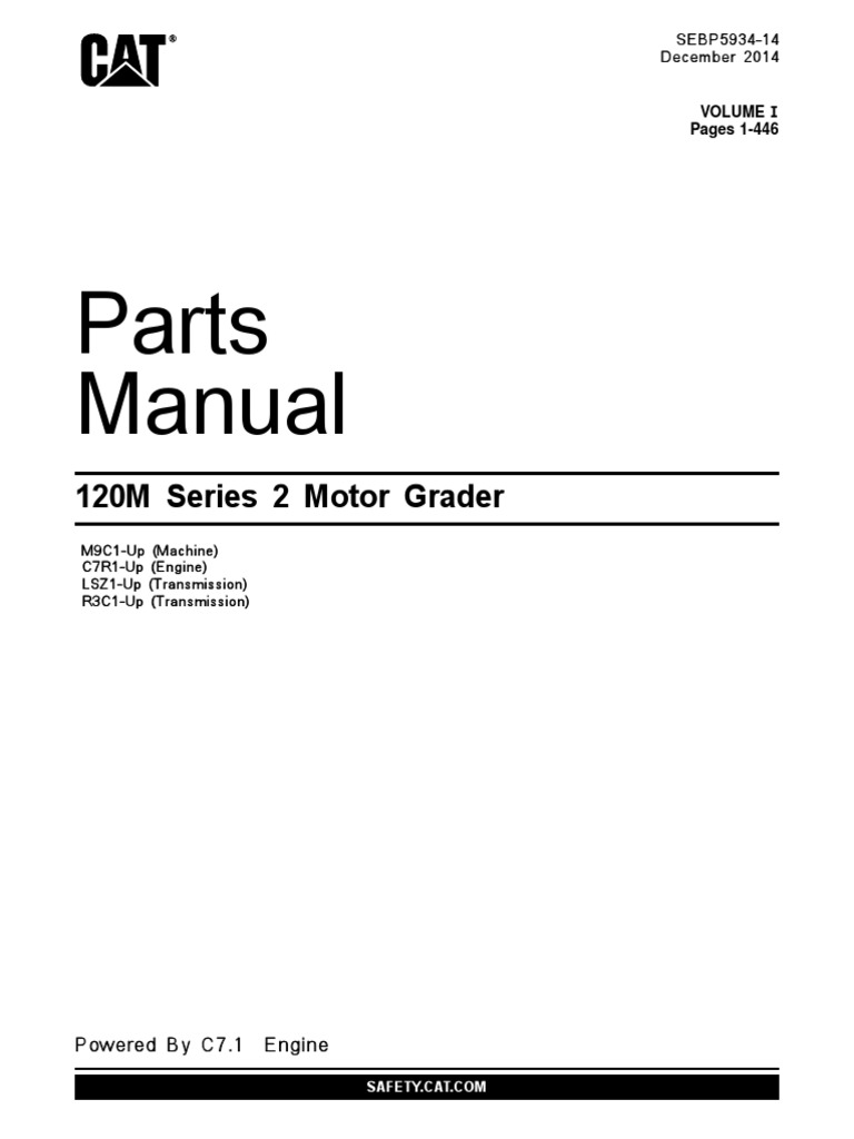 Parts Manual: 120M Series 2 Motor Grader | PDF | Engines | Motor Vehicle