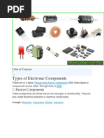 Electronic Components | PDF | Electronic Component | Passivity (Engineering)
