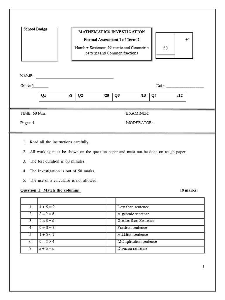 Term 2 Investigation | PDF