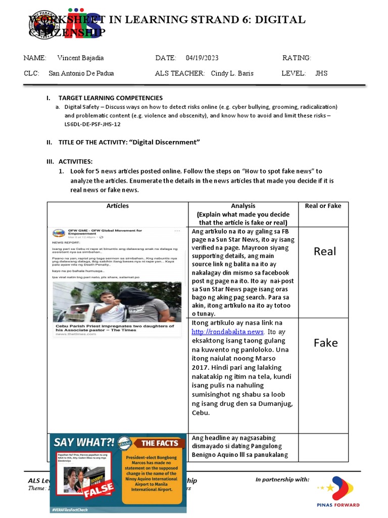 LS6 Digital Discernment | PDF