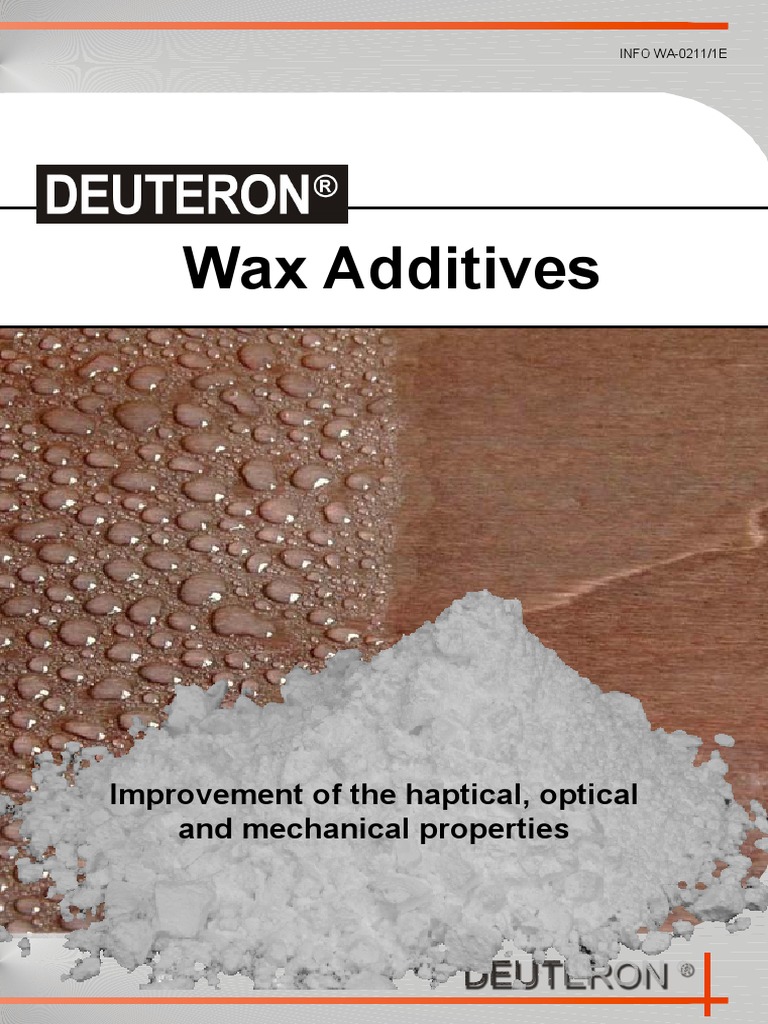 Deuteron WAX ADDITIVES | PDF