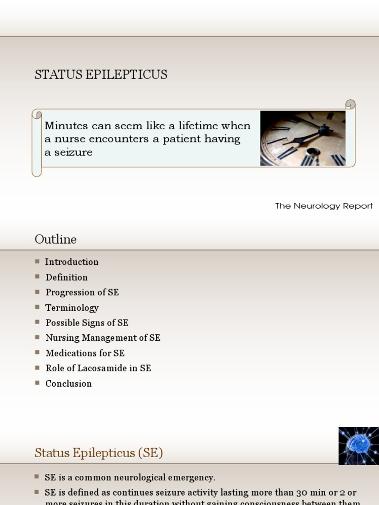 Status Epilepticus | PDF | Medicine | Health Care