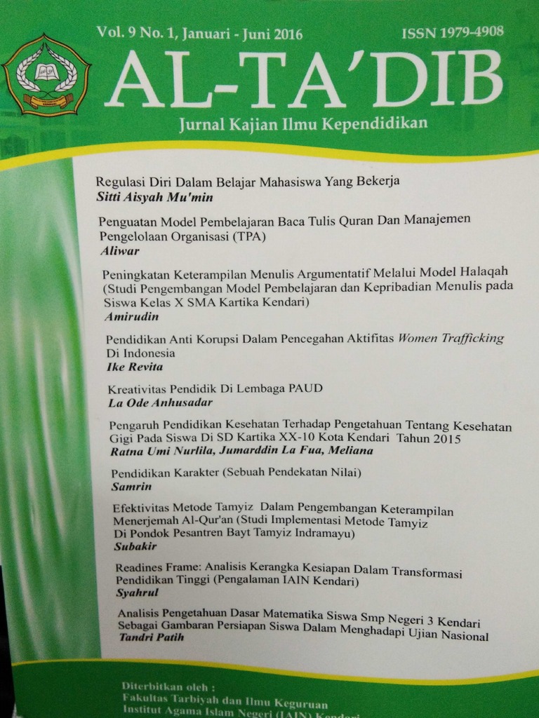 Jurnal Al-Ta'dib | PDF