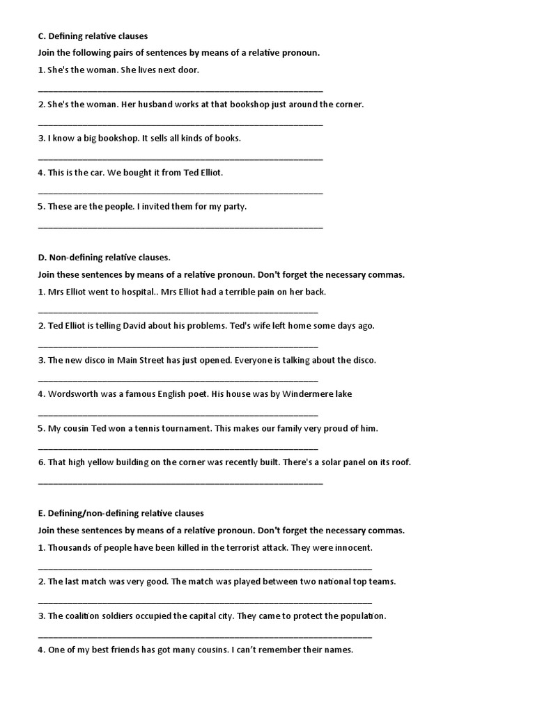 Rela, Mod, Tenses | PDF