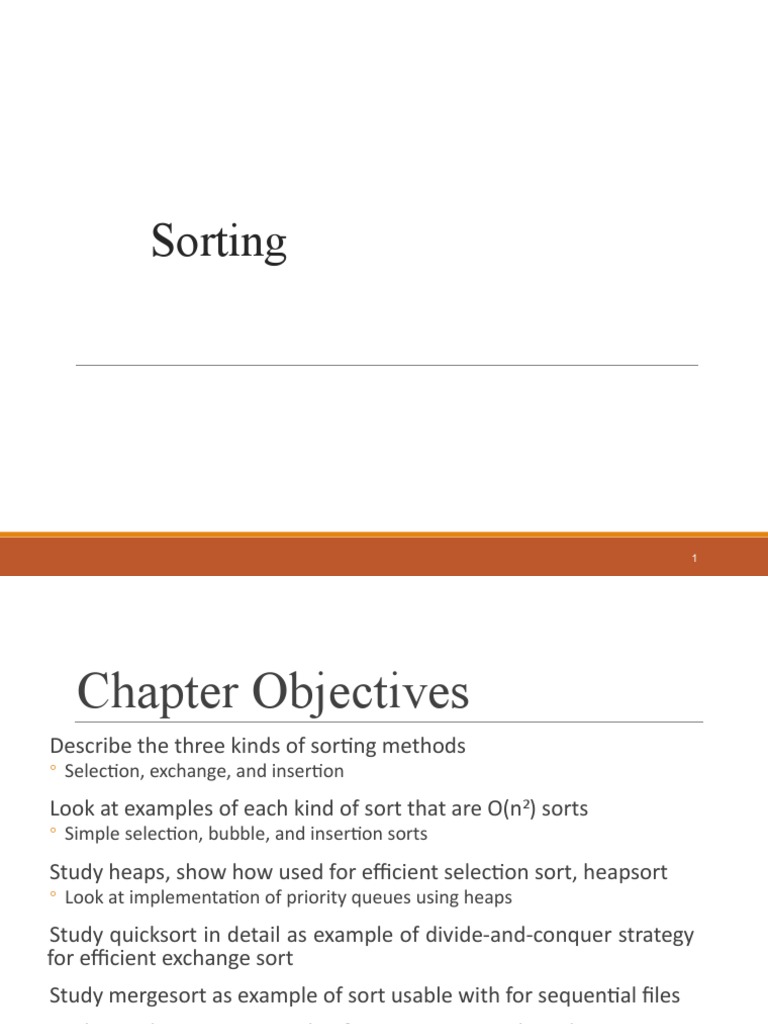 Sorting | Download Free PDF | Algorithms And Data Structures | Computing