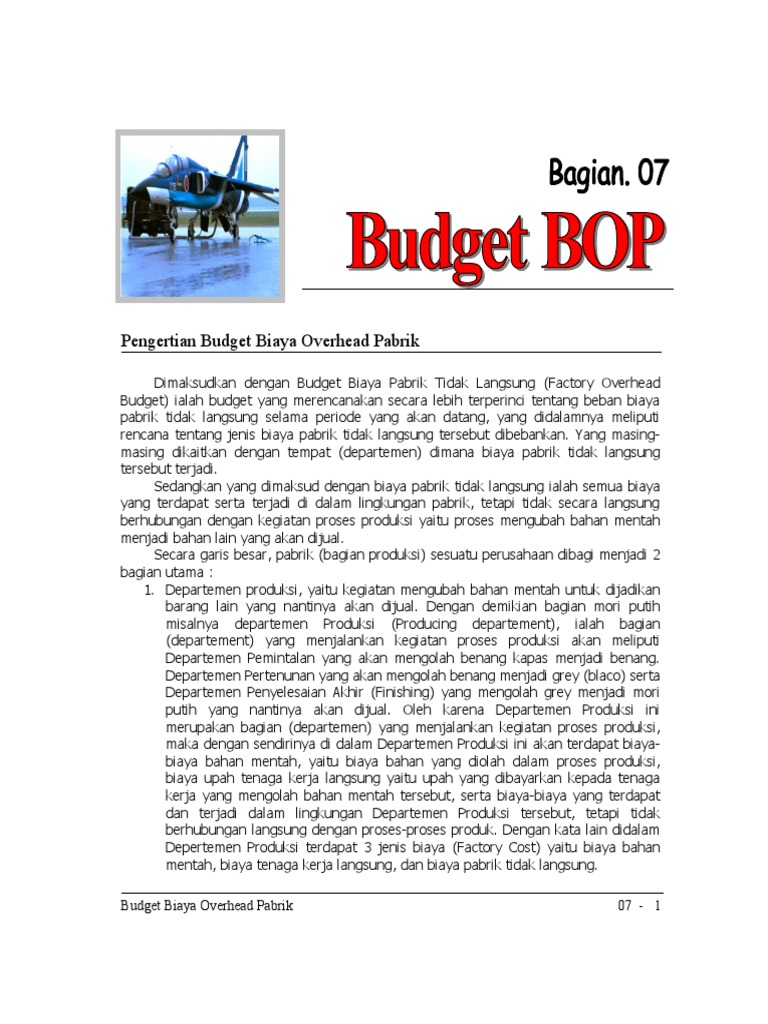 2019 - BUDGET Bop | PDF