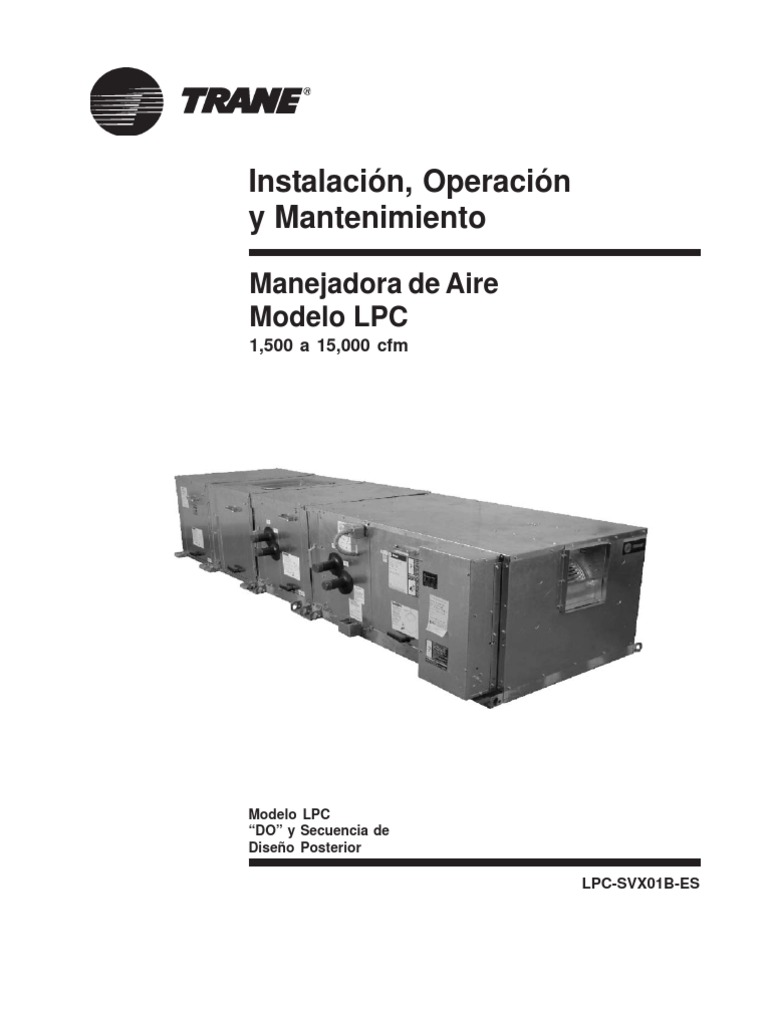 Manual de Instalacion de Manejadora de Aire | Ultravioleta | Hvac