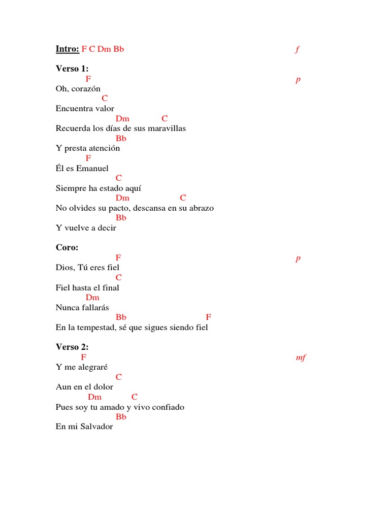 Fiel - Majo y Dan | PDF