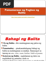 Balita Bagyo Script | PDF
