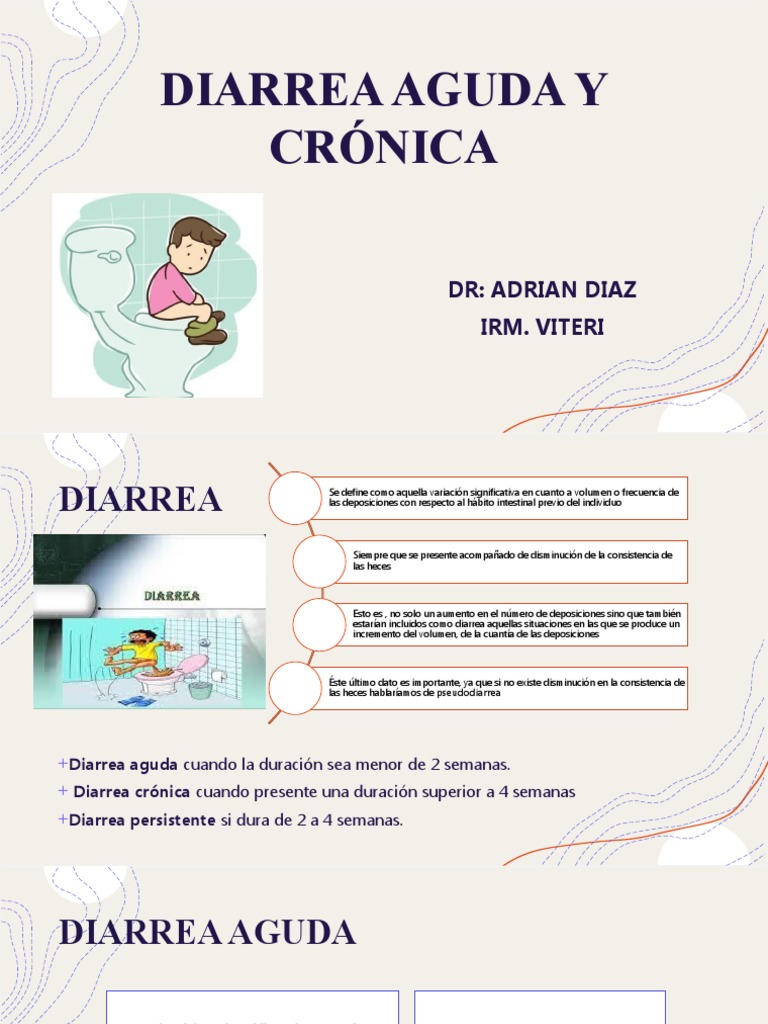 Diarrea Aguda y Cronica | PDF | Diarrea | Heces