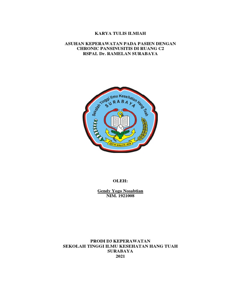 Karya Tulis Ilmiah Asuhan Keperawatan Pada Pasien Dengan Chronic ...