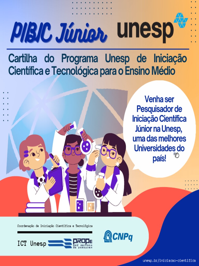Cartilha Pibic Junior | PDF | Engenharia | Science Cartilha Pibic Junior | PDF | Engenharia | Science