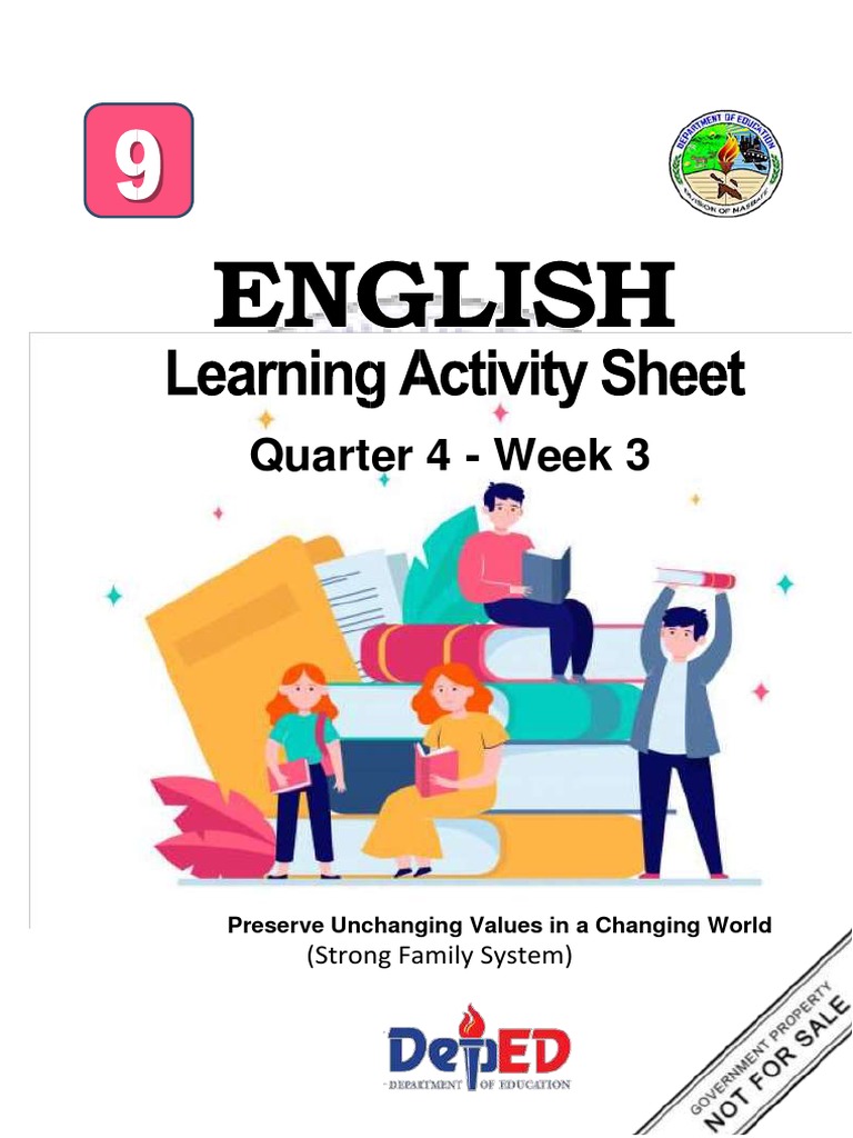 English 9 Q4 W3 | PDF
