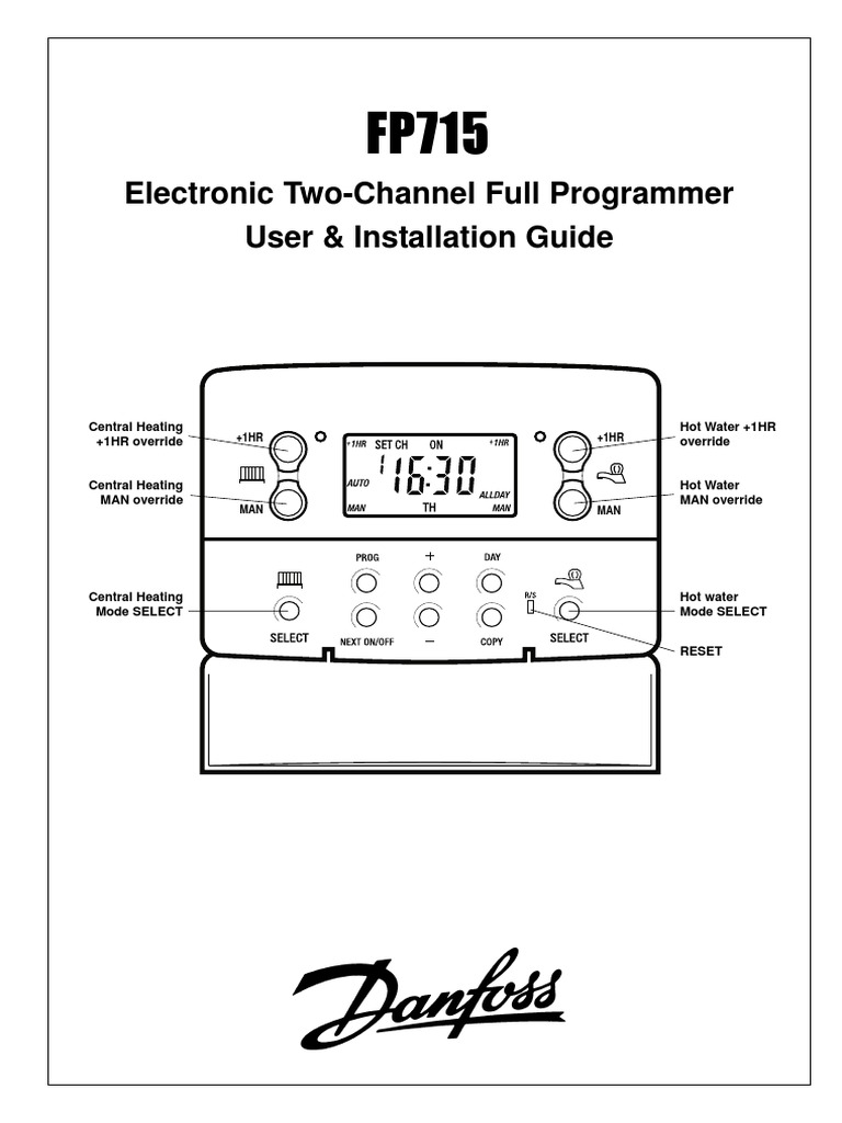 Electronic Two-Channel Full Programmer User & Installation Guide | PDF ...