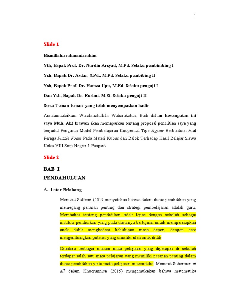 Ringkasan Proposal | PDF