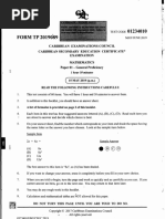 CSEC Maths - Paper 2 - June 2023 - Solutions | PDF | Matrix ...