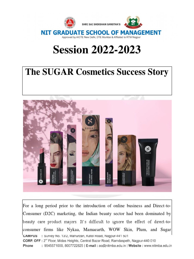 Success Story & Marketing Strategy of Sugar Cosmetics | PDF | Cosmetics ...