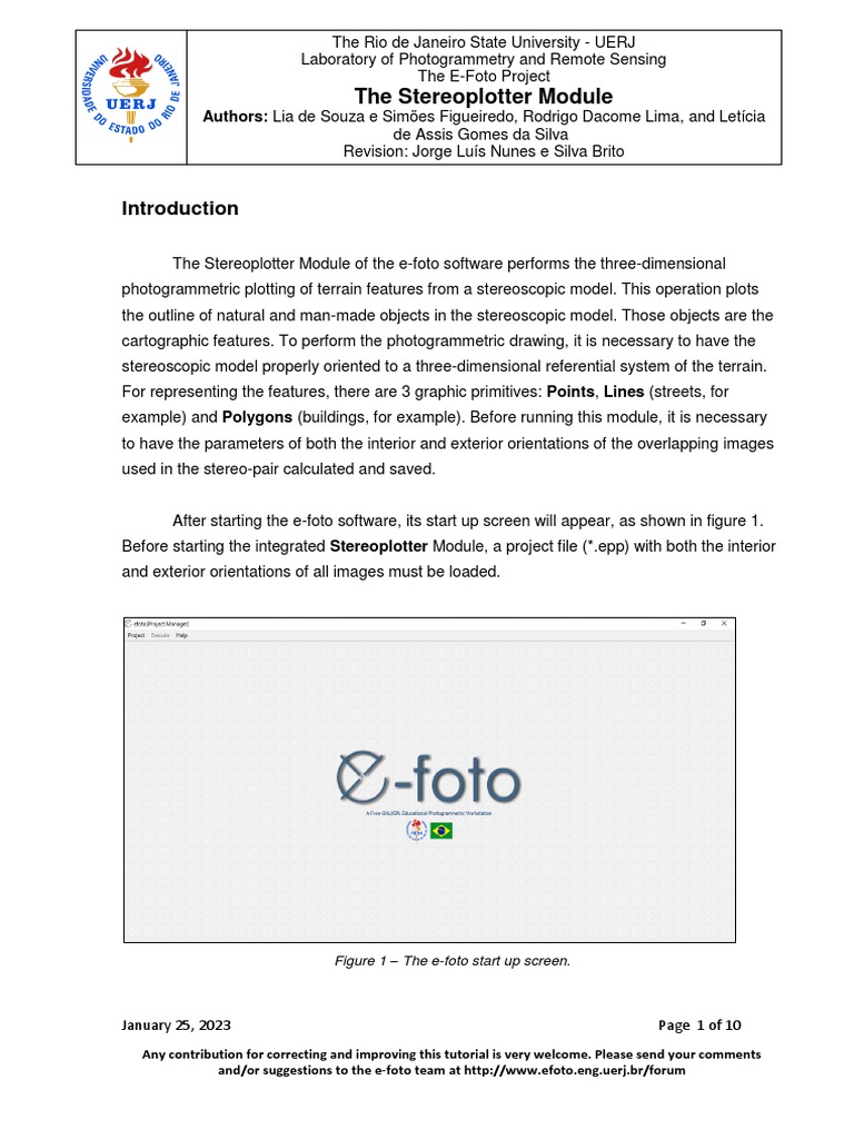 05 - Stereoplotter Module | PDF | Stereoscopy | Computer Engineering