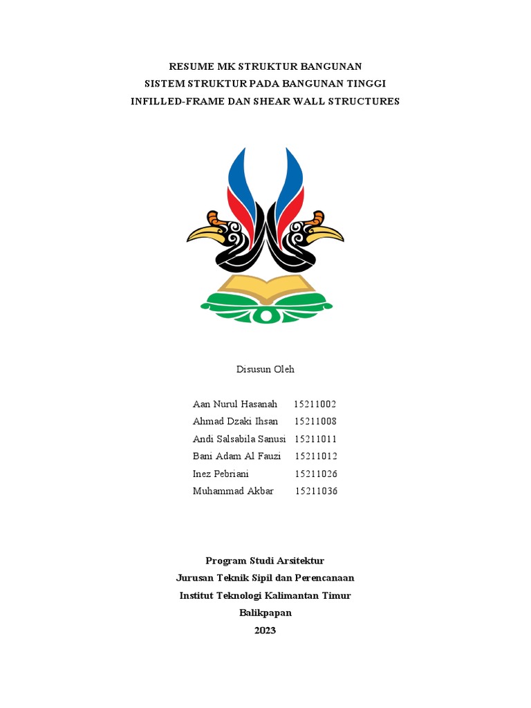 Sistem Struktur Infilled Frame dan Shear Wall | PDF
