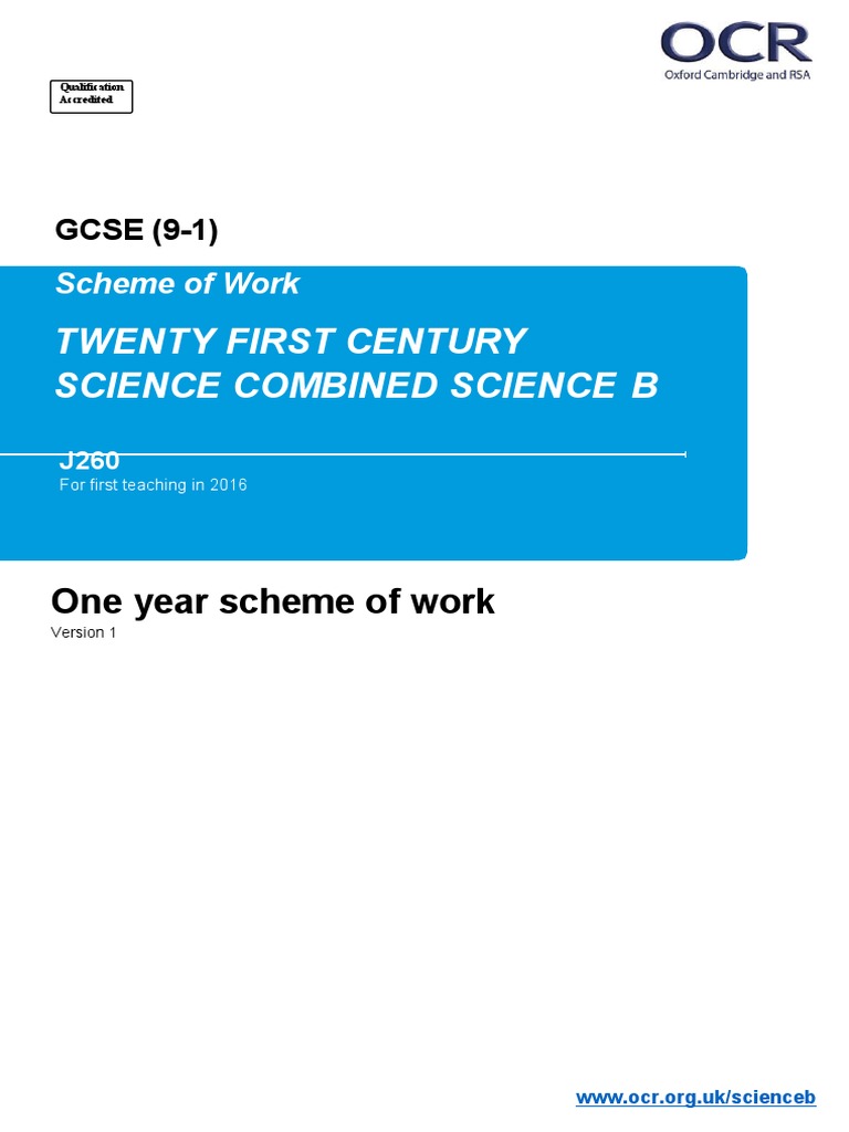 One Year Scheme of Work | PDF
