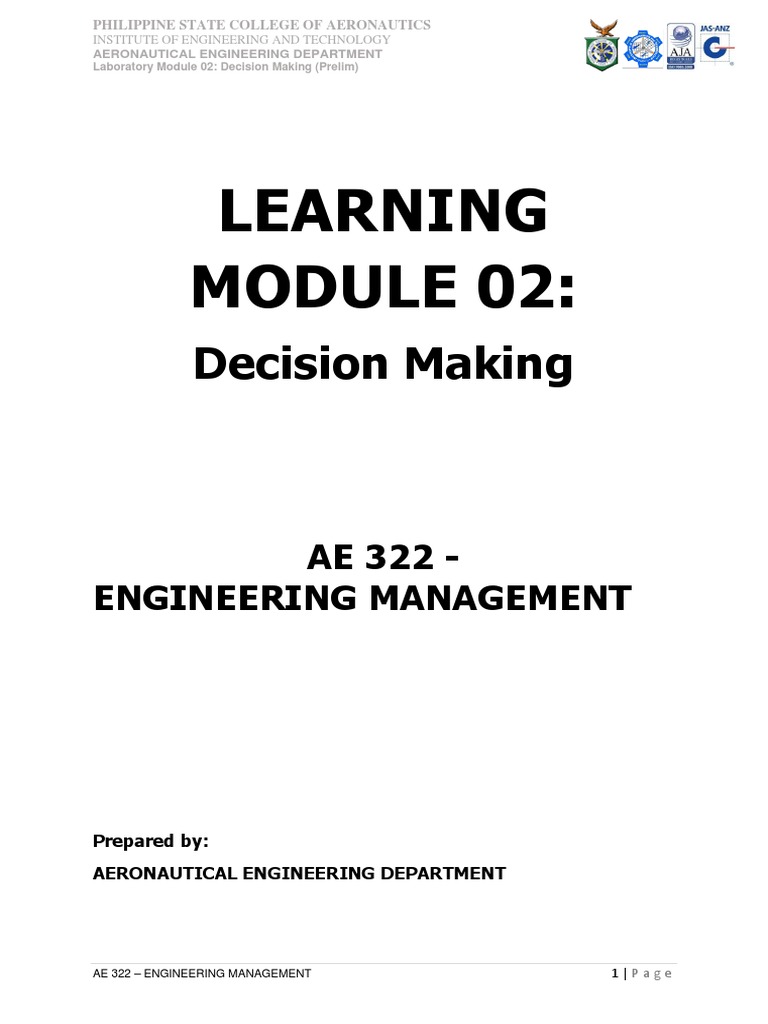 Module 2 - Decision Making | PDF | Decision Making | Conceptual Model